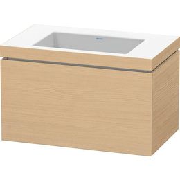 Duravit L-Cube c-bonded Set wandh&auml;ngend Natur Eiche Matt 800x480x500 mm - LC6917N3030 LC6917N3030