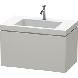 Duravit L-Cube c-bonded Set wandh&auml;ngend Betongrau Matt 800x480x500 mm - LC6917O0707 LC6917O0707