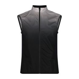 CMP Herren Warnweste, schwarz, Gr. 56, Obermaterial: 100% Polyester. Futter: 87% Polyester, 13% Elasthan, Westen