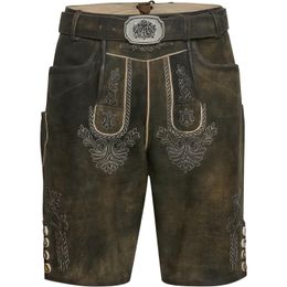 Hammerschmid Kurze Lederhose Parsdorf Schwarz/Braun (Gr&ouml;&szlig;e: 58)