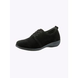 CLASSIC Damen Sneaker, Gr. 37, schwarz, Leder, Rindsleder, Veloursleder, Basic, Schuhe
