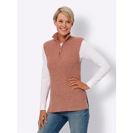 Classic Basics Damen Pullunder "Pullunder", rot, Gr. 42, unifarben, 100% Polyester, Pullover