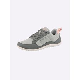 Kangaroos Damen Sneaker, Gr. 37, grau, Lederimitat, Schuhe