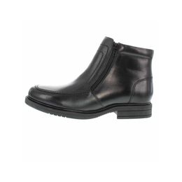 Reflexan Herren Stiefelette, Gr. 44, schwarz, Glattleder, Rindsleder, Basic, Schuhe