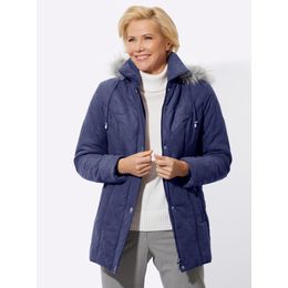 CLASSIC Damen Steppjacke, blau, Gr. 40, unifarben, 89% Polyester, 11% Polyamid, Wattierung:100% Polyester, Jacken