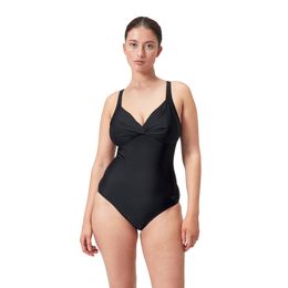 Speedo Damen Badeanzug, schwarz, Gr. 46, Obermaterial: 80% Polyamid, 20% Elasthan, Badeanz&uuml;ge
