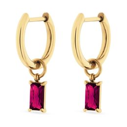 FAVS. FAVS Ohrringe Damen Größe One Size gold / dunkelpink