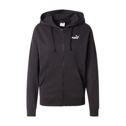 Puma Sweatjacke 'Ess No. 1' Damen Gr&ouml;&szlig;e XXL schwarz / offwhite