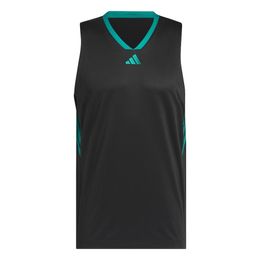 adidas Performance Sporttop 'Legends' Herren Gr&ouml;&szlig;e 4XL smaragd / schwarz