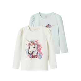 name it Shirt 'NMFKRulle' girl Blue, White size 116