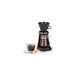 Klarstein craft coffee Waage Timer Glaskanne Filteraufsatz 600ml schwarz/wei&szlig;