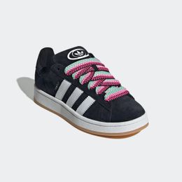 Sneaker adidas originals "CAMPUS 00S", Damen, Gr. 38,5, wei&szlig; (core schwarz, lucid pink, cloud wei&szlig;), Leder, Schuhe Sneaker