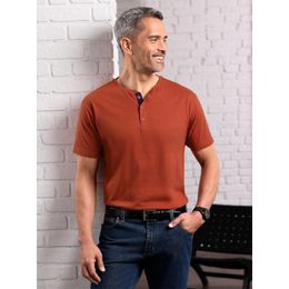 WITT Herren Rundhals-Shirt, rostrot, Gr&ouml;&szlig;e 60/62