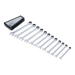 BGS-technic BGS Ratschenring-Maulschl&uuml;ssel-Satz 6544, SW 8 - 19 mm, 12-tlg. ; BGS technic)