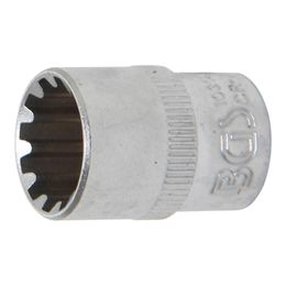BGS-technic BGS Steckschl&uuml;ssel-Einsatz Gear Lock 10314, Antrieb Innenvierkant 10 mm (3/8"), SW 14 mm ; BGS technic)