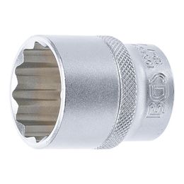 BGS-technic BGS Steckschl&uuml;ssel-Einsatz Zw&ouml;lfkant 10645, Antrieb Innenvierkant 12,5 mm (1/2"), SW 27 mm ; BGS technic)