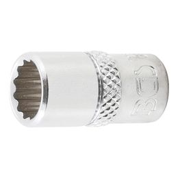 BGS-technic BGS Steckschl&uuml;ssel-Einsatz Zw&ouml;lfkant 10876, Antrieb Innenvierkant 6,3 mm (1/4"), SW 11/32" ; BGS technic)