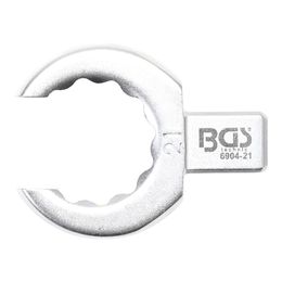 BGS-technic BGS Einsteck-Ringschl&uuml;ssel 6904-21, offen, 21 mm, Aufnahme 9 x 12 mm ; BGS technic)