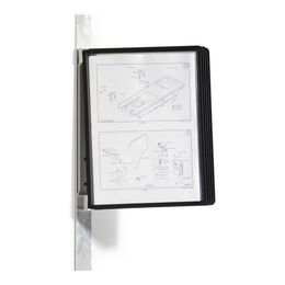 Durable Sichttafelwandhalter VARIO wall 5 Sichttafeln magnet (591401)