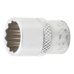 BGS-technic BGS Steckschl&uuml;ssel-Einsatz Zw&ouml;lfkant 10879, Antrieb Innenvierkant 6,3 mm (1/4"), SW 15/32" ; BGS technic)