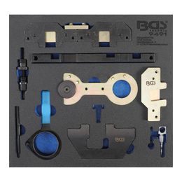 BGS-technic BGS Werkstattwageneinlage 2/3: Motor-Einstellwerkzeug-Satz f&uuml;r BMW M40, M44, M50, M52, M54, M56 ; BGS technic (9491)