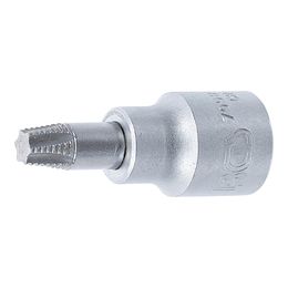 BGS-technic BGS Schraubenausdreher-Bit-Einsatz 7098-T40, Antrieb Innenvierkant 10 mm (3/8"), für defektes T-Profil (für Torx) T40 ; BGS technic)
