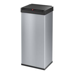 Hailo Big-Box Swing XL, Großraum-Müllbox, 52 ltr, Silber (8602210)
