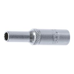 BGS-technic BGS Steckschl&uuml;ssel-Einsatz Gear Lock, tief 10155, Antrieb Innenvierkant 6,3 mm (1/4"), SW 5 mm ; BGS technic)