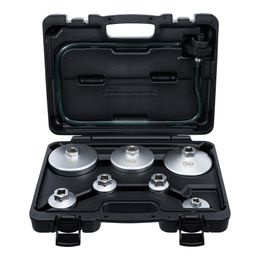 BGS-technic BGS &Ouml;lfilterschl&uuml;ssel-Satz 72054, mit &Ouml;lfilter-Ablassschlauch, f&uuml;r VAG, BMW, Citro&euml;n, Peugeot, Ford, Mercedes-Benz, Opel, Volvo, 8-tlg. ; BGS technic)