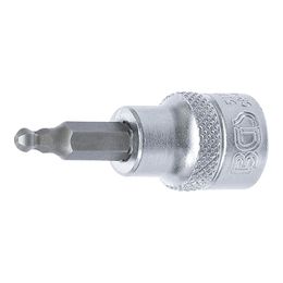 BGS-technic BGS Bit-Einsatz 5111, Antrieb Innenvierkant 10 mm (3/8"), Innensechskant mit Kugelkopf 4 mm ; BGS technic)