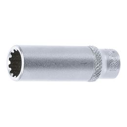 BGS-technic BGS Steckschl&uuml;ssel-Einsatz Gear Lock, tief 10160, Antrieb Innenvierkant 6,3 mm (1/4"), SW 10 mm ; BGS technic)