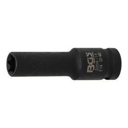 BGS-technic BGS Kraft-Steckschlüssel-Einsatz E-Profil, tief 5204-14, Antrieb Innenvierkant 12,5 mm (1/2"), SW E14 mm ; BGS technic)