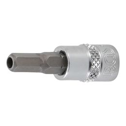 BGS-technic BGS Bit-Einsatz 5156-5, Antrieb Innenvierkant 6,3 mm (1/4"), Innensechskant mit Bohrung 5 mm ; BGS technic)
