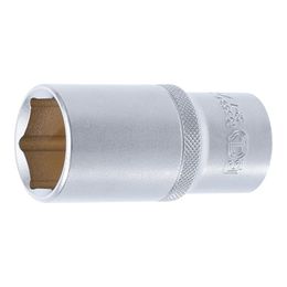 BGS-technic BGS Steckschl&uuml;ssel-Einsatz Sechskant, tief 10568, Antrieb Innenvierkant 12,5 mm (1/2"), SW 28 mm ; BGS technic)