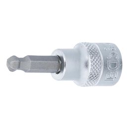 BGS-technic BGS Bit-Einsatz 5114, Antrieb Innenvierkant 10 mm (3/8"), Innensechskant mit Kugelkopf 6 mm ; BGS technic)