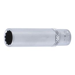 BGS-technic BGS Steckschl&uuml;ssel-Einsatz Zw&ouml;lfkant, tief 10709, Antrieb Innenvierkant 6,3 mm (1/4"), SW 9 mm ; BGS technic)