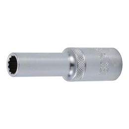 BGS-technic BGS Steckschl&uuml;ssel-Einsatz Zw&ouml;lfkant, tief 10680, Antrieb Innenvierkant 12,5 mm (1/2"), SW 10 mm ; BGS technic)
