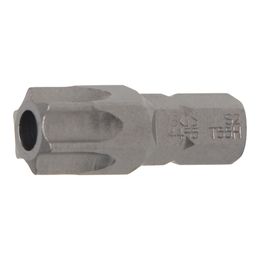BGS-technic BGS Bit 4455, Länge 30 mm, Antrieb Außensechskant 8 mm (5/16"), T-Profil (für Torx) mit Bohrung T55 ; BGS technic)