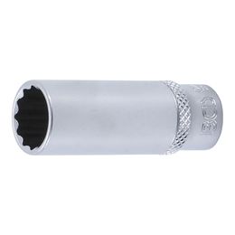 BGS-technic BGS Steckschl&uuml;ssel-Einsatz Zw&ouml;lfkant, tief 10713, Antrieb Innenvierkant 6,3 mm (1/4"), SW 13 mm ; BGS technic)