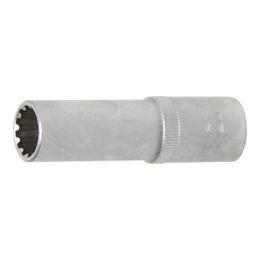 BGS-technic BGS Steckschl&uuml;ssel-Einsatz Gear Lock, tief 10254, Antrieb Innenvierkant 12,5 mm (1/2"), SW 14 mm ; BGS technic)