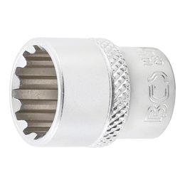 BGS-technic BGS Steckschl&uuml;ssel-Einsatz Gear Lock 10114, Antrieb Innenvierkant 6,3 mm (1/4"), SW 14 mm ; BGS technic)