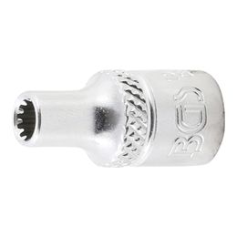 BGS-technic BGS Steckschl&uuml;ssel-Einsatz Gear Lock 10104, Antrieb Innenvierkant 6,3 mm (1/4"), SW 4 mm ; BGS technic)