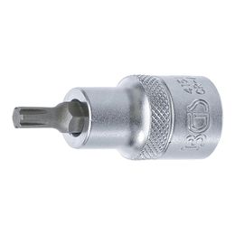 BGS-technic BGS Bit-Einsatz 4151, Antrieb Innenvierkant 12,5 mm (1/2"), Keil-Profil (f&uuml;r RIBE) M6 ; BGS technic)