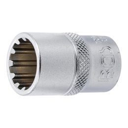 BGS-technic BGS Steckschl&uuml;ssel-Einsatz Gear Lock 10216, Antrieb Innenvierkant 12,5 mm (1/2"), SW 16 mm ; BGS technic)