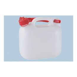 Hünersdorff Hünersdorff Kraftstoff-Kanister STANDARD 5 L, HD-PE natur,mit UN-Zulassung und rotem Zubehör (811500)