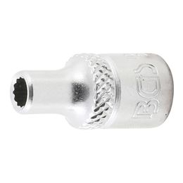 BGS-technic BGS Steckschl&uuml;ssel-Einsatz Zw&ouml;lfkant 10870, Antrieb Innenvierkant 6,3 mm (1/4"), SW 5/32" ; BGS technic)