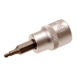 BGS-technic BGS Bit-Einsatz 5110, Antrieb Innenvierkant 10 mm (3/8"), Innensechskant mit Kugelkopf 3 mm ; BGS technic)