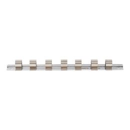 BGS-technic BGS Aufsteckschiene mit 7 Clips 2318, 12,5 mm (1/2") ; BGS technic)