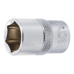 BGS-technic BGS Steckschlüssel-Einsatz Sechskant 2775, Antrieb Innenvierkant 12,5 mm (1/2"), SW 11/16" ; BGS technic)