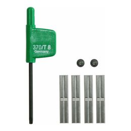 FESTOOL HW-WP 20x4,1x1,1 (4x) Wendeplatten-Set mit Hartmetall-Schneiden f&uuml;r Wendeplatten-Nutfr&auml;ser HW S8 D8/20 WP Z1 (4 St&uuml;ck) , 4014549310647 (491386)